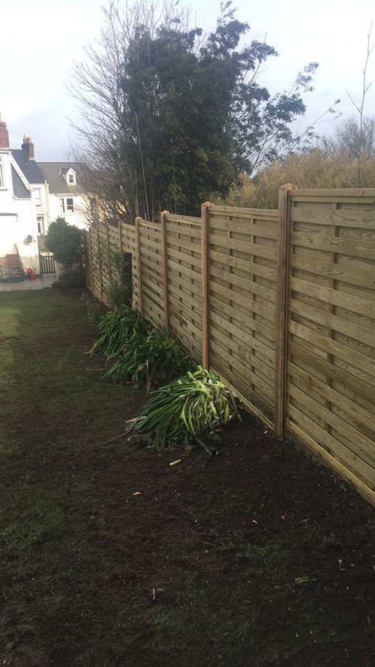 Garden fencing transforms garden - Bernie's Gardening Services